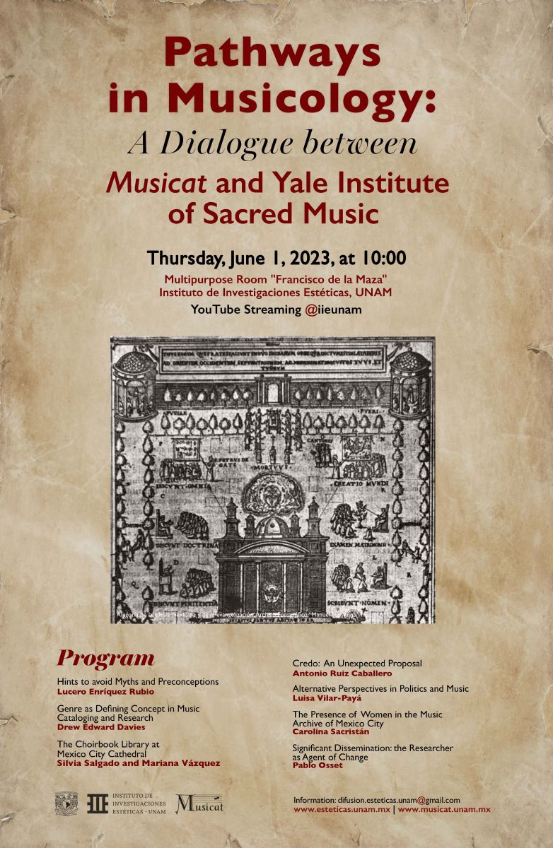 Pathways in Musicology | Livestreamed from Mexico | Yale Institute of ...